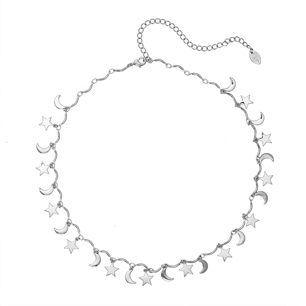 Colar Estrelas e Lua - Misha por Mica Rocha