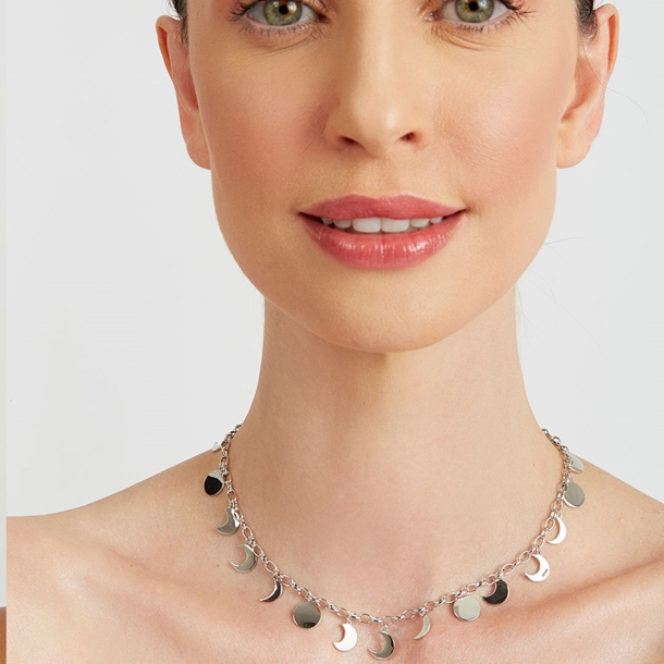 Colar Fases Lua - Misha por Mica Rocha